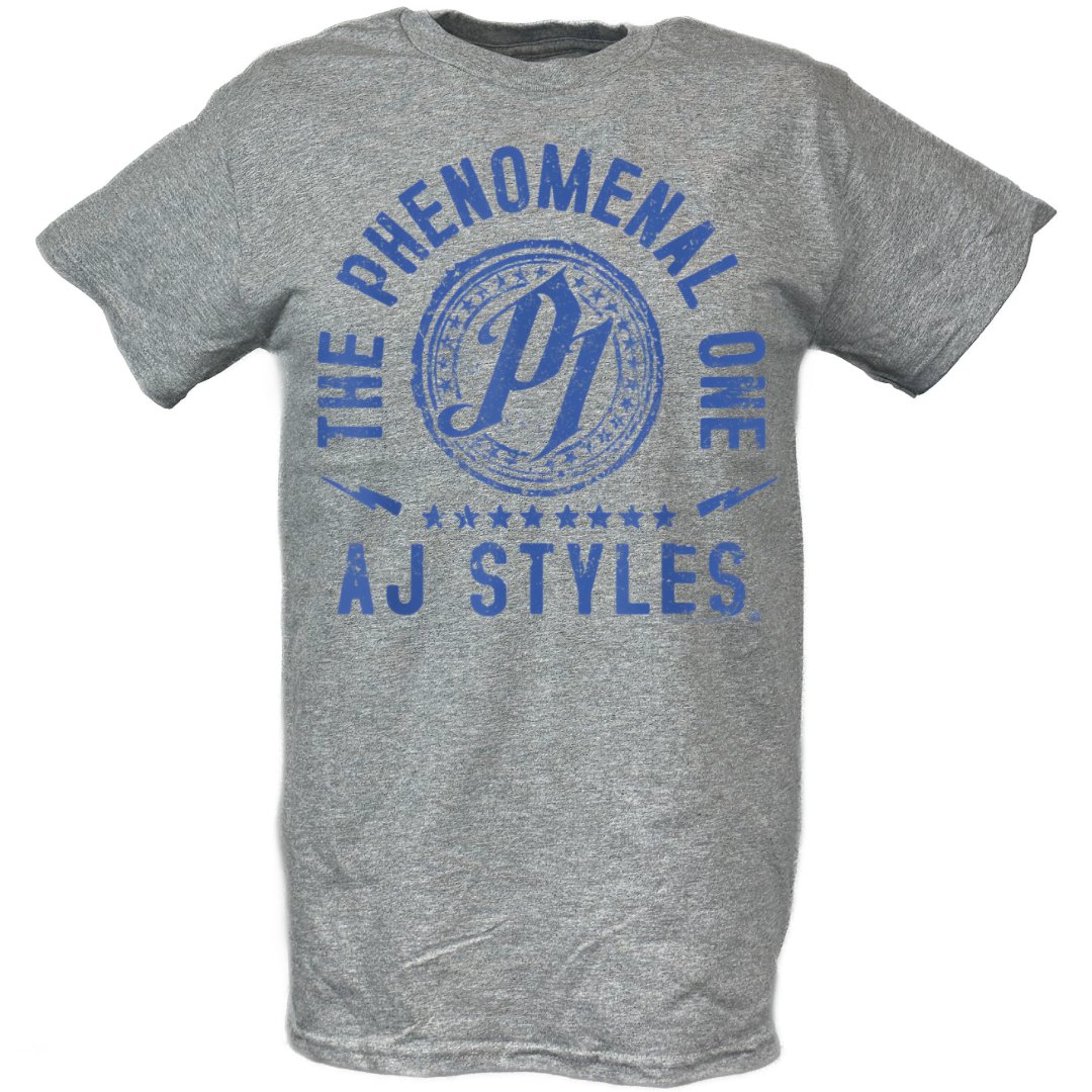 AJ Styles The Phenomenal One P1 Logo T-shirt – Extreme Wrestling Shirts