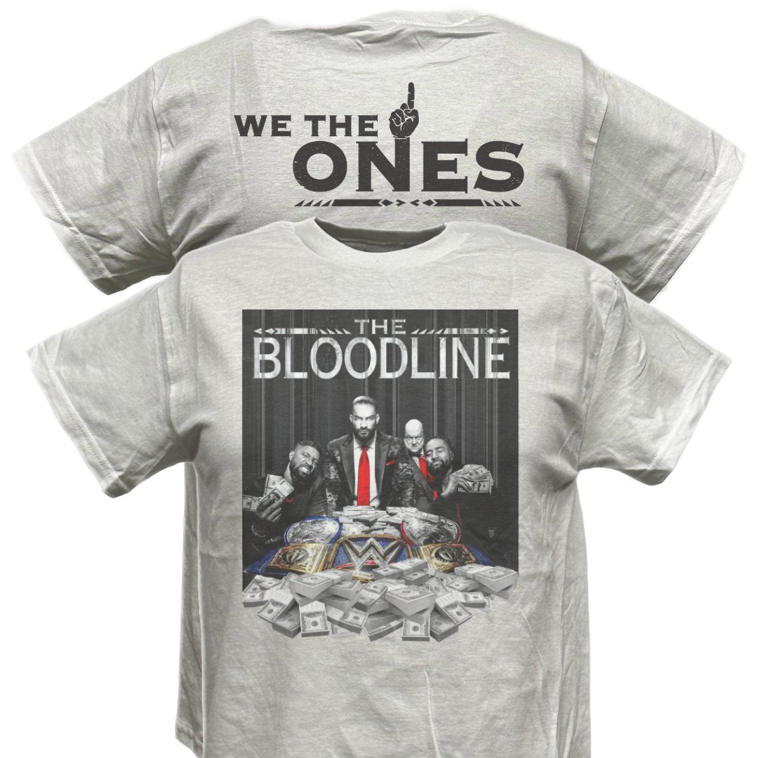 Bloodline Roman Reigns We The Ones Usos White T-shirt – Extreme ...