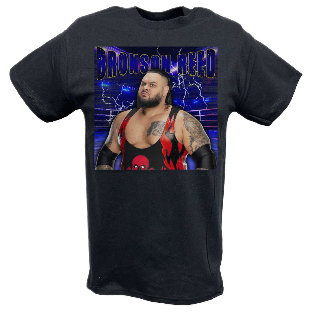 Bronson Reed Highlight Black T-shirt – Extreme Wrestling Shirts