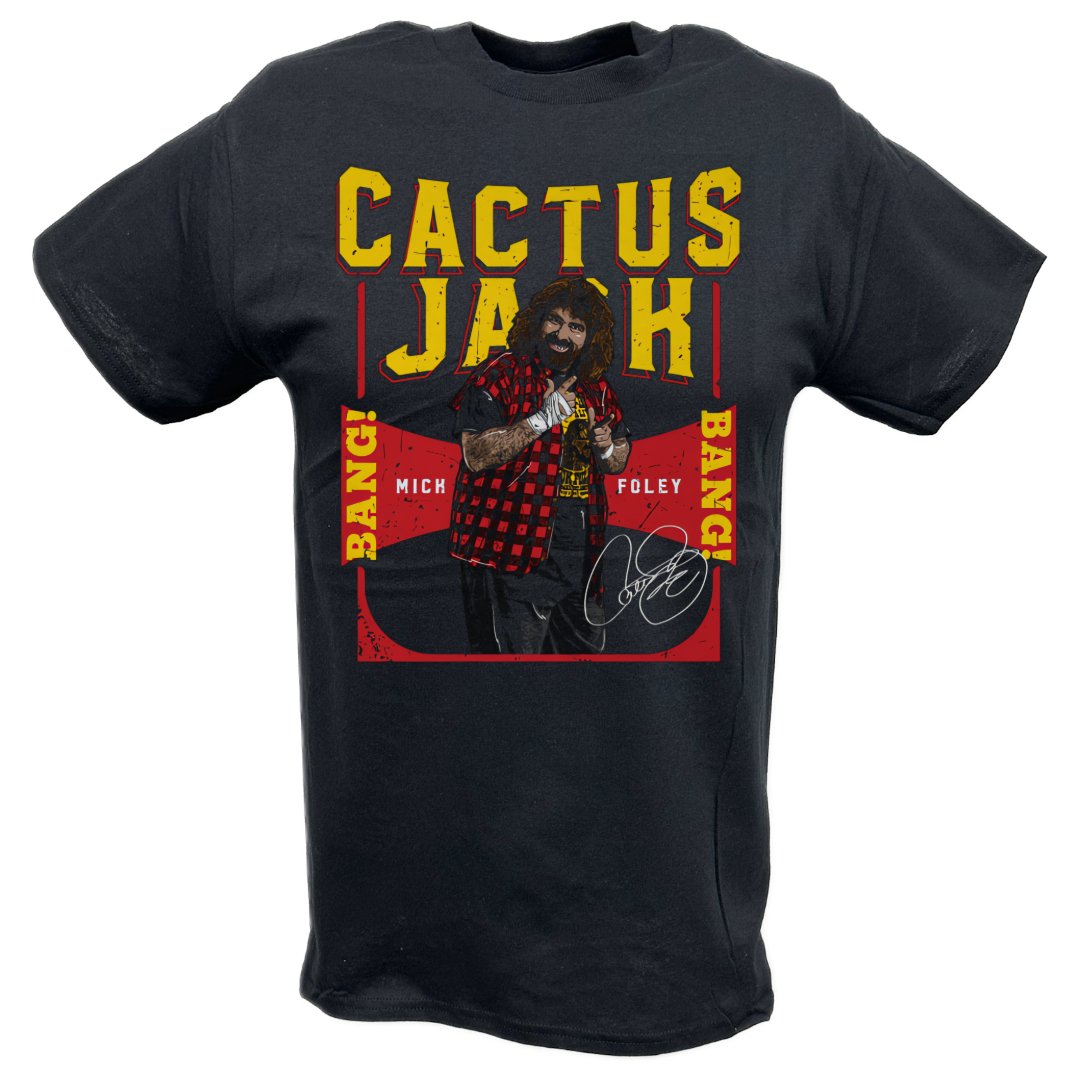 Cactus Jack Bang Bang Signature T-shirt – Extreme Wrestling Shirts