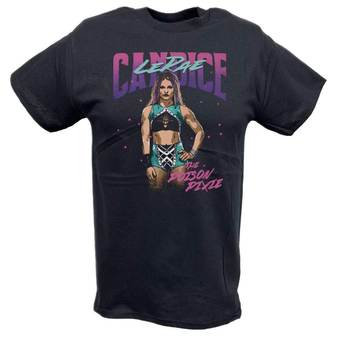 Candice LeRae Poison Pixie Black T-shirt – Extreme Wrestling Shirts