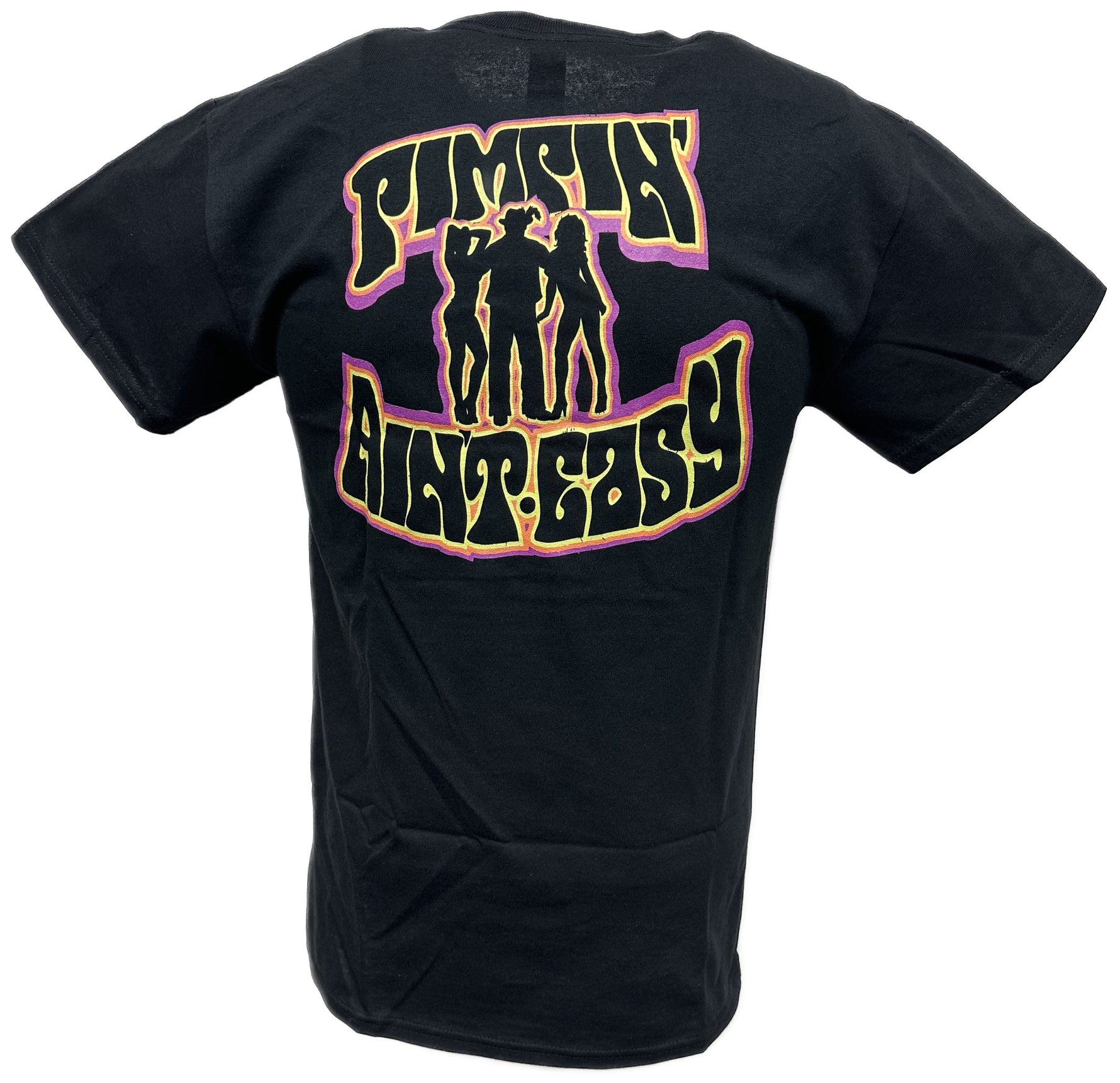 Godfather Just Say Ho Pimpin' Aint Easy Mens Black WWF T-shirt ...