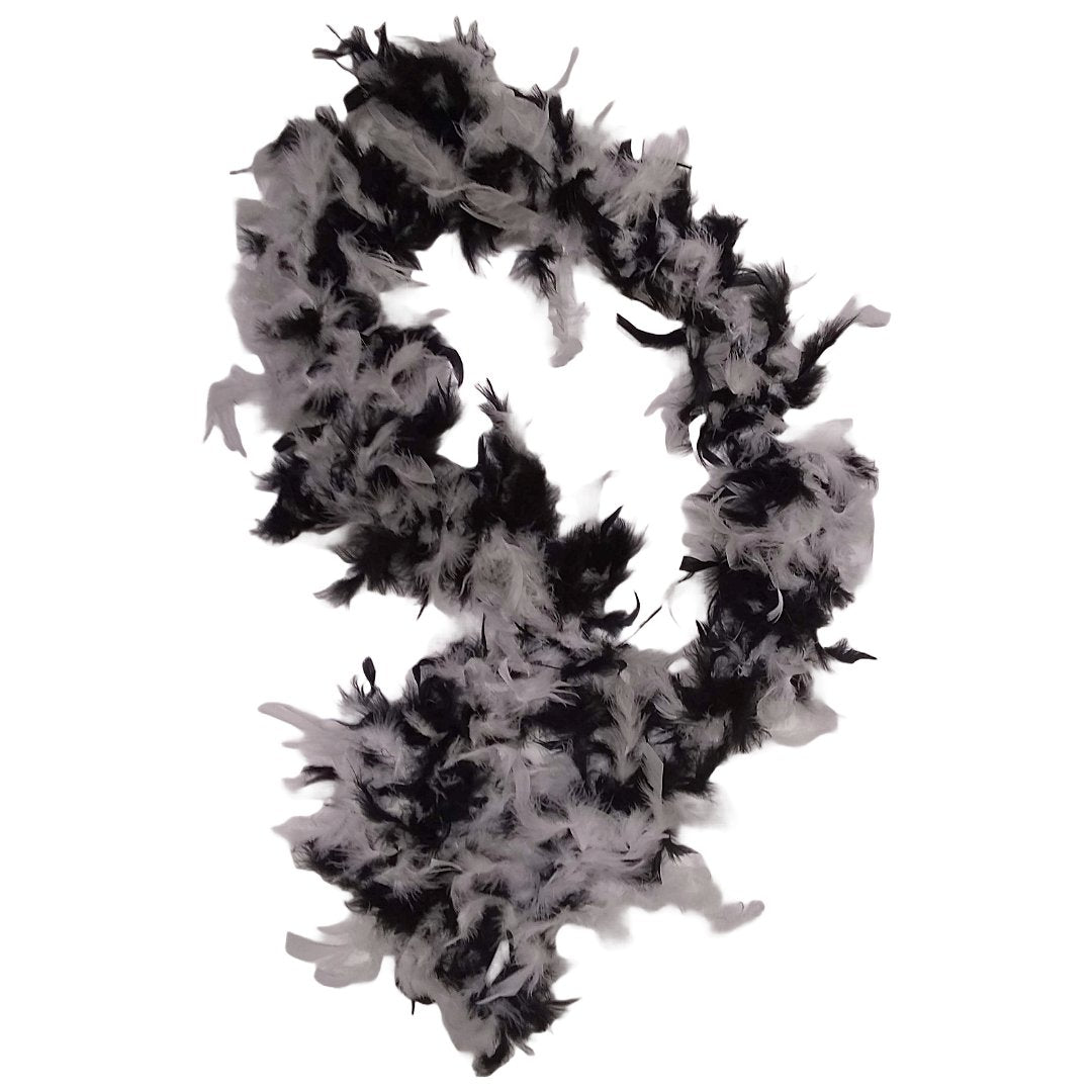 Feather Boas Amazon Feather Boa, White With Black Tips Black Feathers
