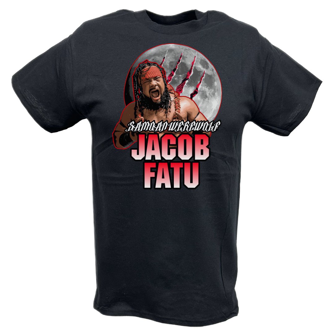 Jacob Fatu Samoan Werewolf Bloodline T-shirt – Extreme Wrestling Shirts