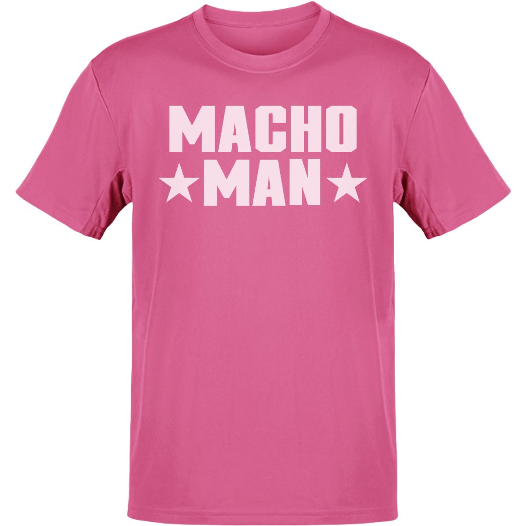 Macho Man Randy Savage Megapowers White Stars Pink T-shirt – Extreme ...