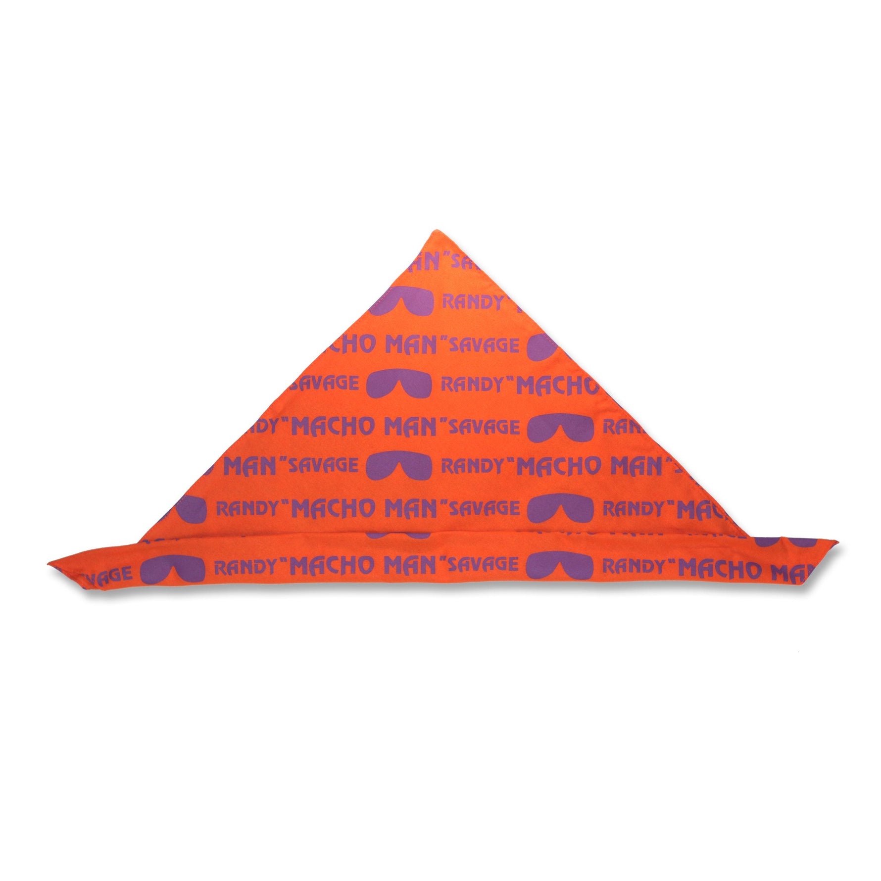 Macho Man Randy Savage Orange Print Bandana New – Extreme Wrestling Shirts