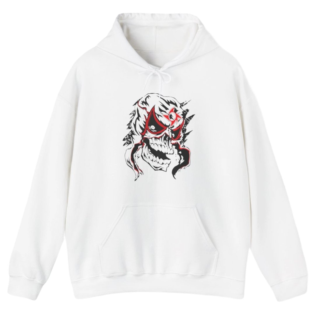 Pentagón Jr Penta Wrestler Luchador Mask Logo White Pullover Hoody ...