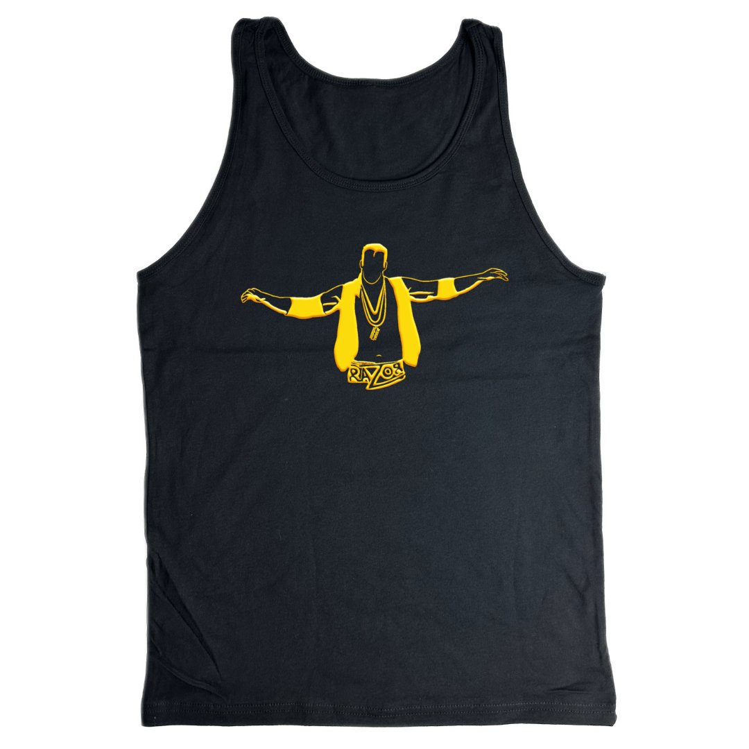 Razor Ramon Gold Swag Black Tank Top Shirt – Extreme Wrestling Shirts
