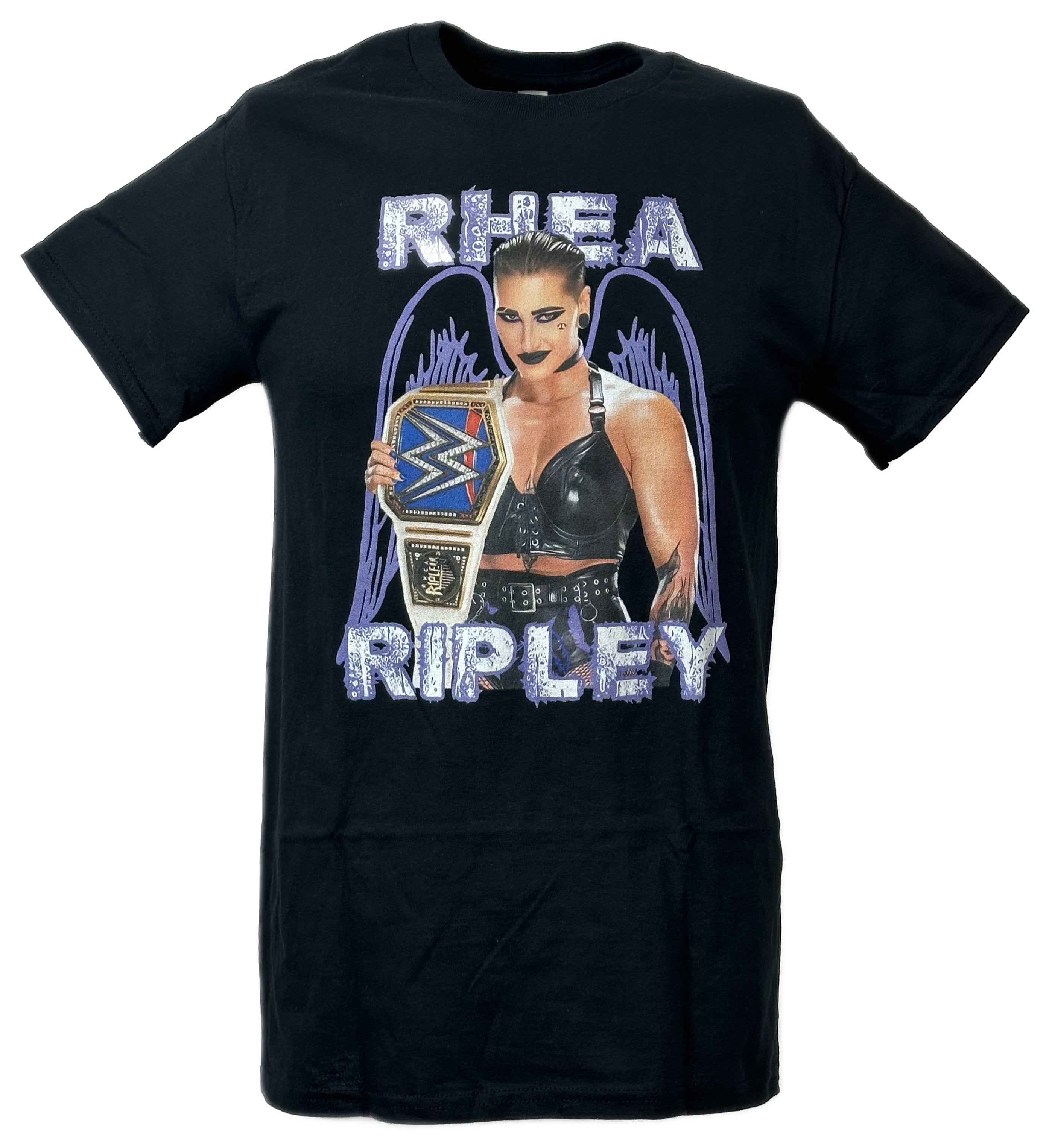Rhea Ripley Wings Championship Belt T-shirt – Extreme Wrestling Shirts