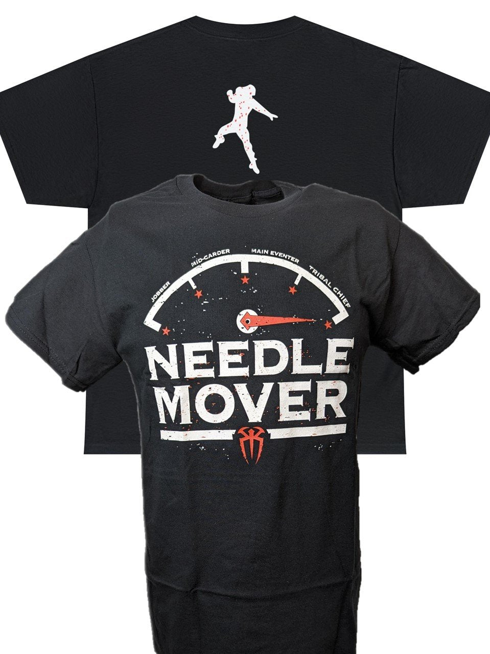 Roman Reigns Needle Mover Black T-shirt – Extreme Wrestling Shirts