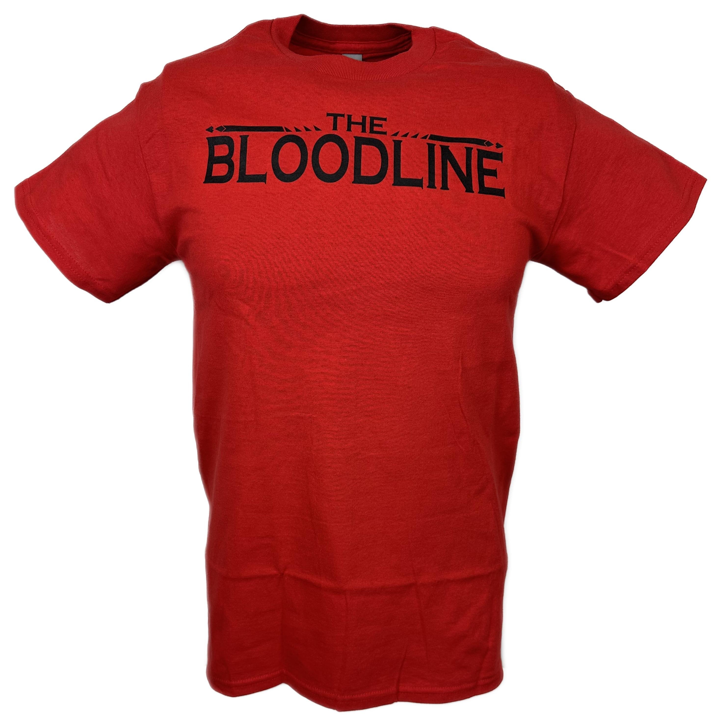Roman Reigns The Bloodline Logo Red T-shirt – Extreme Wrestling Shirts
