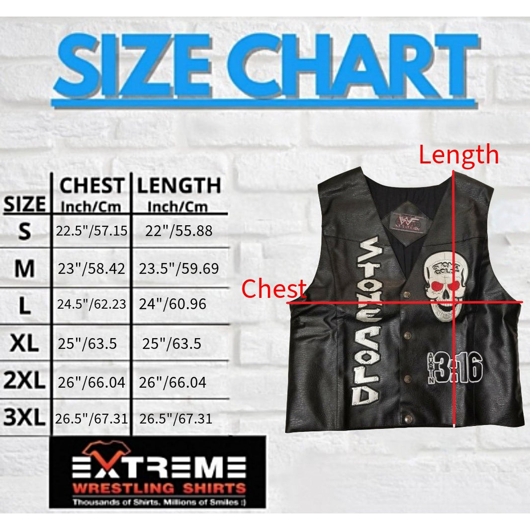 Stone Cold Steve Austin DTA Don't Trust Anybody Red Logo Replica Vest ...