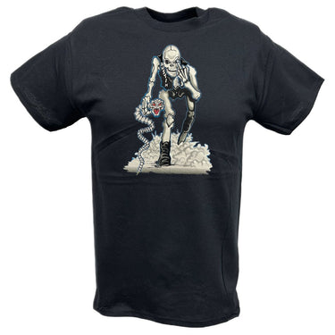 Stone Cold Steve Austin Middle Finger Skull T-shirt – Extreme Wrestling ...