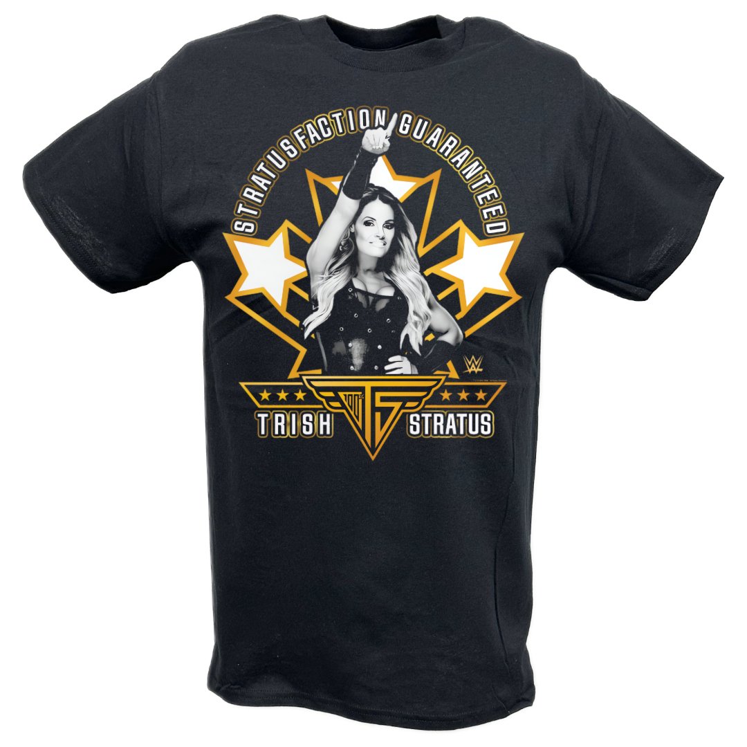 Trish Stratus Stratusfaction Power Pose BlackT-shirt – Extreme ...