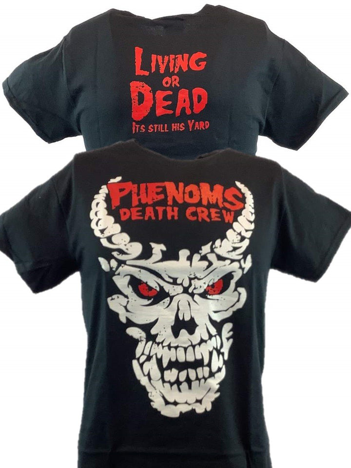 Undertaker Phenoms Death Crew Mens Black T-shirt – Extreme Wrestling Shirts